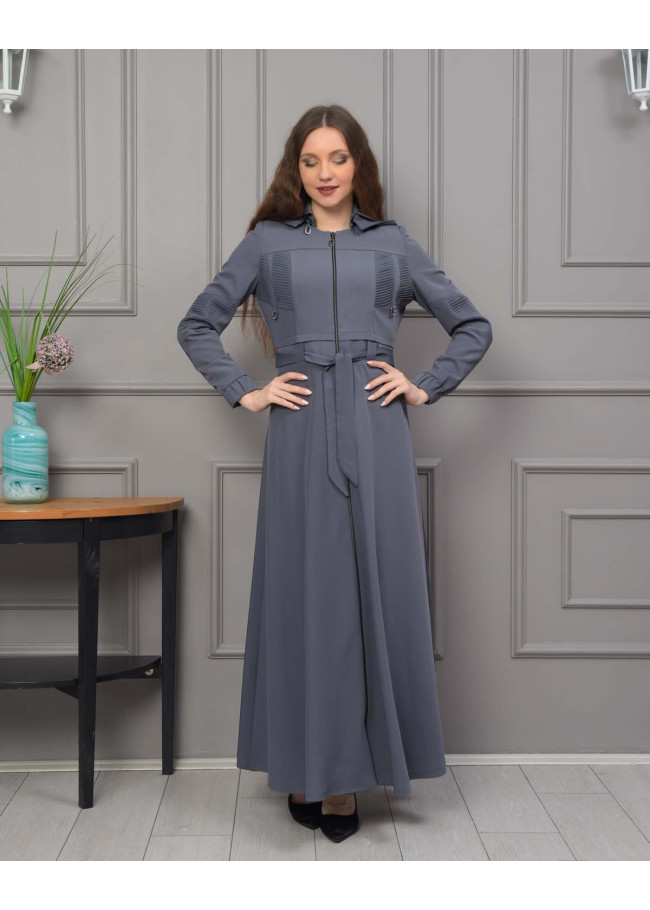 Luxury brada Fabric Manto with Satin Lining and Detachable Hood 1232 ...
